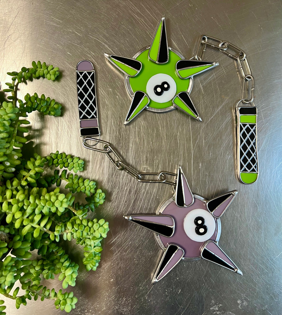 8 ball flail – Cold Heart Glass co