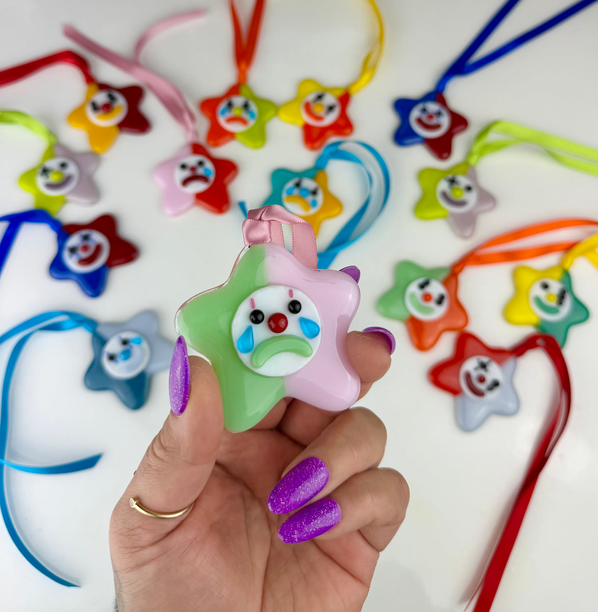 Star clowns – Cold Heart Glass co